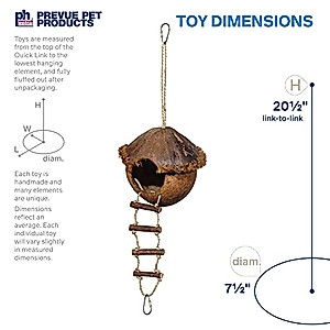 Prevue Pet Products Naturals Island Hideaway Bird &amp; Small Animal Toy 62814