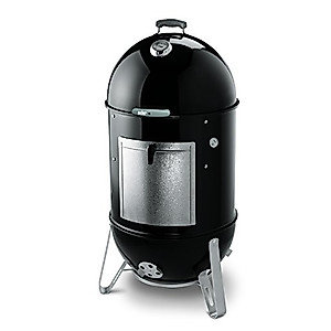 Weber 22-inch Smokey Mountain Cooker, Charcoal Smoker,Black