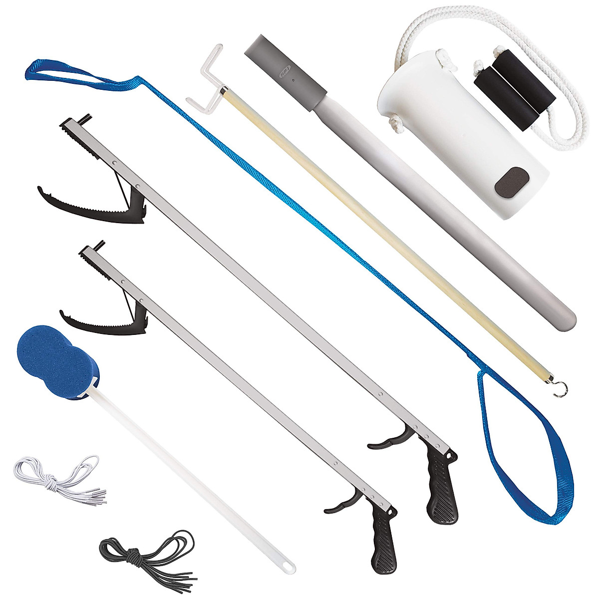 Rehabilitation Advantage Complete Hip & Knee Replacement Kit - 9 Pieces