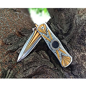 Mini Fold Knife Survive Hike Camp Outdoor Fruit Pocket Pare