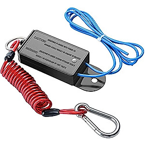 Trailer Breakaway Switch, Huazu 4ft Breakaway Coiled Cable with Electric Brake Switch for RV Towing Trailer