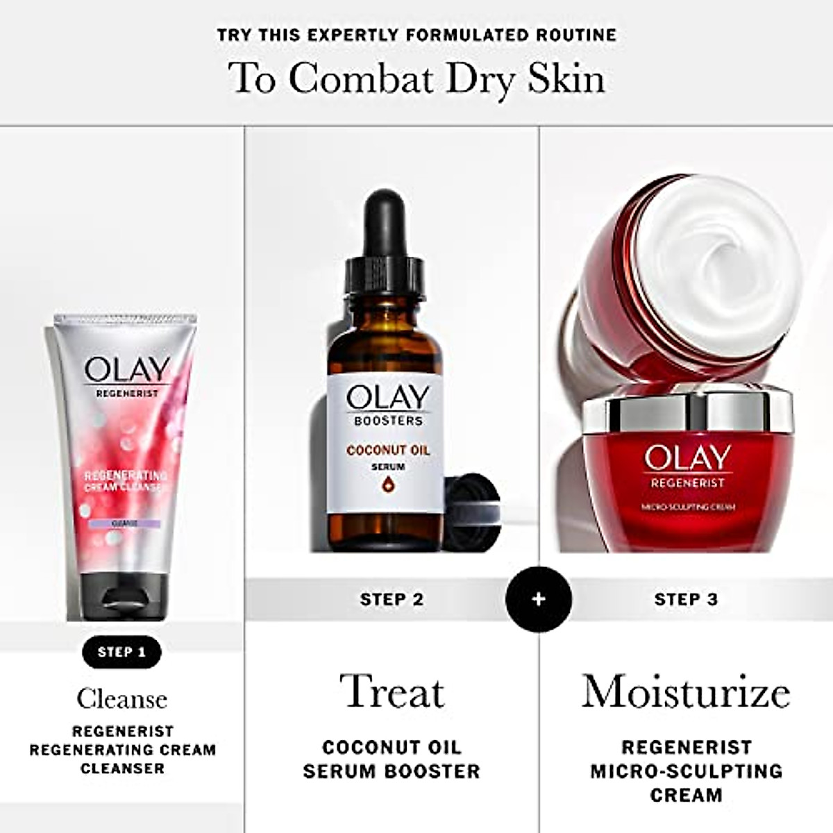 New Olay Coconut Oil Serum, Nourishing Antioxidant Booster, Fragrance-Free, 1.0 Oz