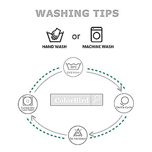 ColorBird Geometric Semi-Blackout Window Curtains 2 Panels Tribal Style Cotton Linen Darkening Curtains with Black Bordered Tassel Rod Pocket Window Drapes for Living Bedroom, 59W x 84L Inch, 1 Pair