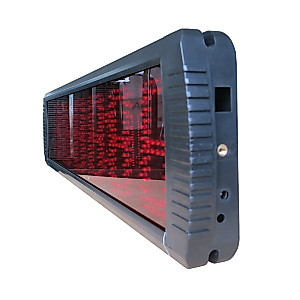 AZOOU 5-inch Hight Character Single Sided LED Sport Timing Clock Countdown/up Timer with IR Remote Control Red Color