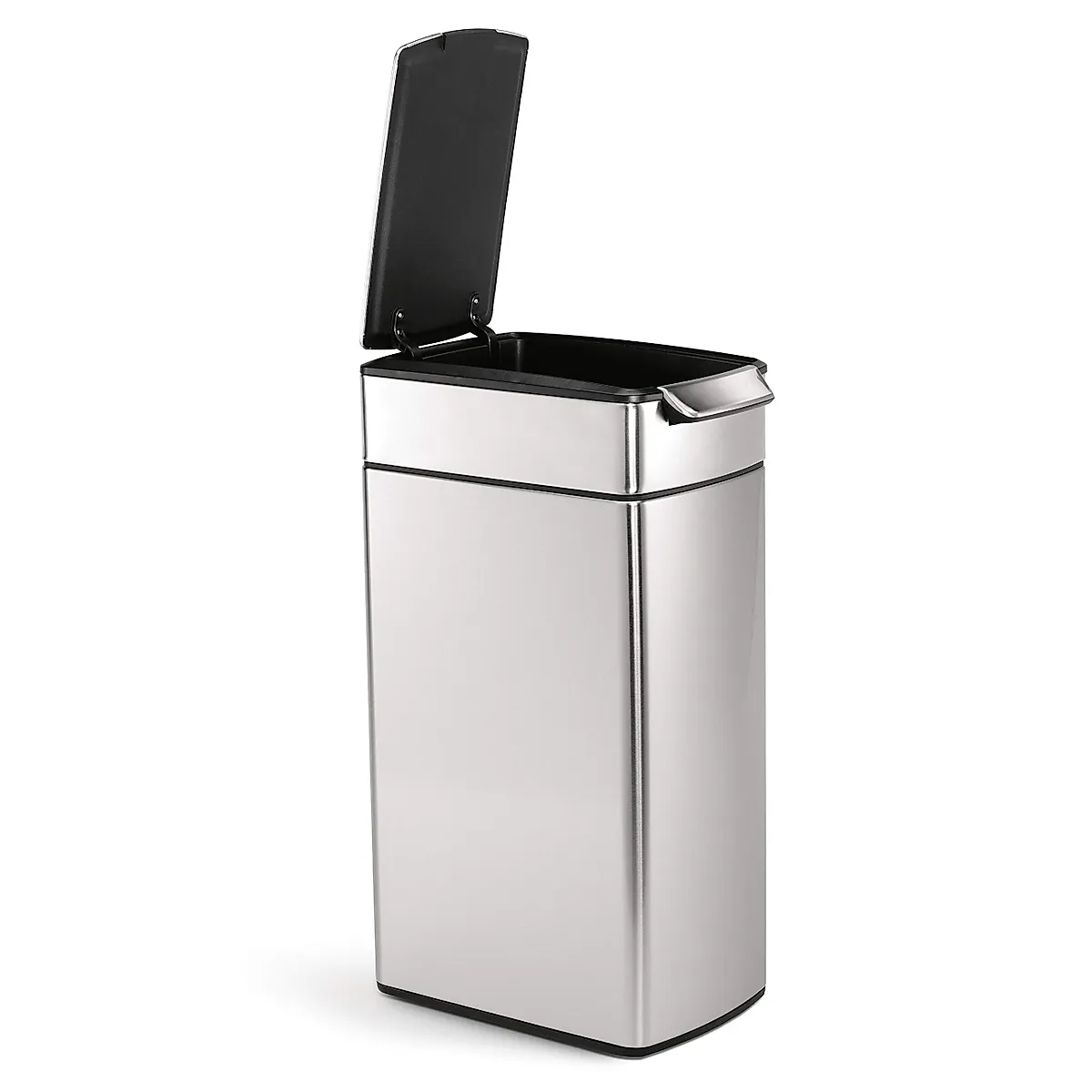 simplehuman Slim Touch-Bar Kitched Trash Can, 40 Liter, Brushed