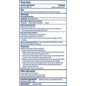 Dr. Scholl's Ingrown Toenail Pain Reliever, 0.3oz / Medicated Gel Softens Nails for Easy Trimming and Foam Ring and Bandage Protect the Affected Area