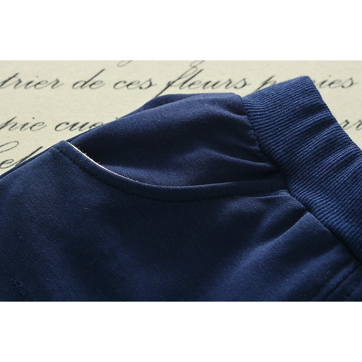 Kids Clothes Set for 2-5 Years Old,Kids Toddler Baby Girl Boy Autumn Winter Warm Striped Bear Tops+Pants Outfits (2-3 Years Old, Navy)