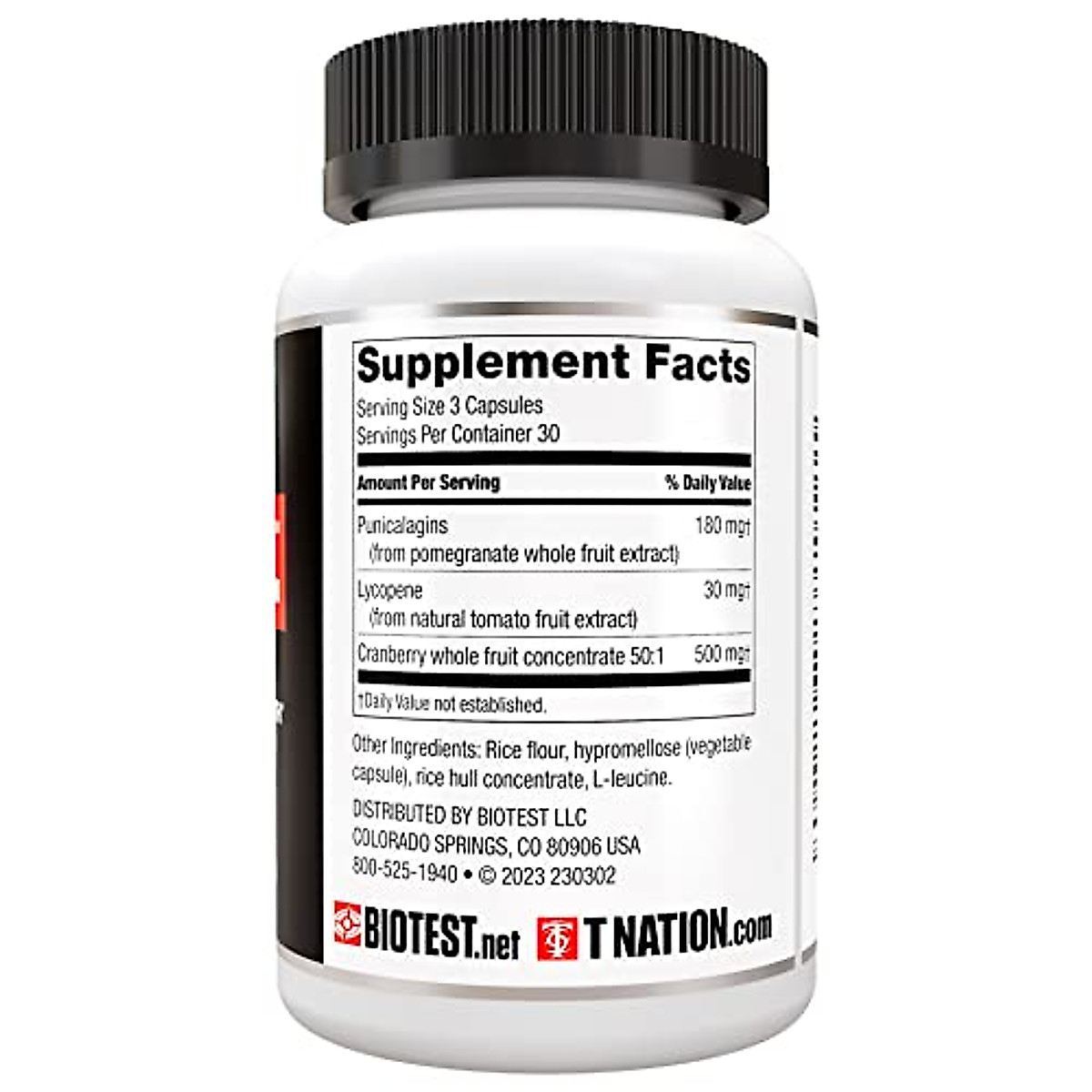 Biotest P-Well Prostate Urinary Tract Support with Pomegranate, Cranberry, Lycopene – 90 Capsules