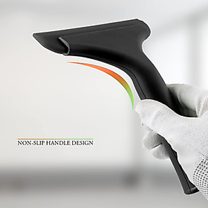 FOSHIO Black Vinyl Wrap Tool Kit, Car Vinyl Wrap Window Silicone Squeegee, Small Squeegee, Mini Squeegee, Utility Knife Retractable and Wrapping Paper Cutter, Squeegee for Vinyl Window Tint Tool Kit