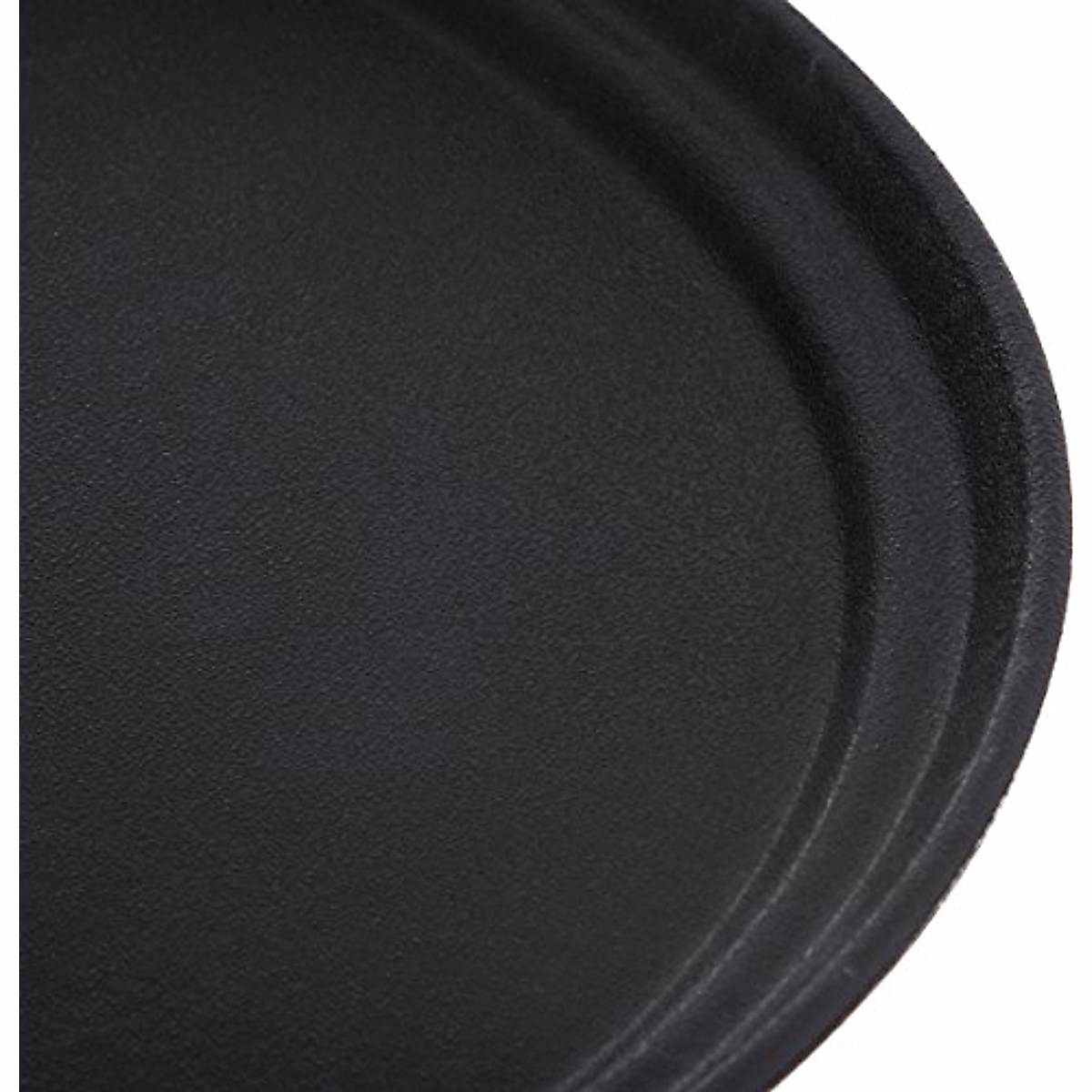 Carlisle FoodService Products 2700GR2004 Griptite 2 Oval Serving Tray, 27" x 22", Black (Pack of 6)