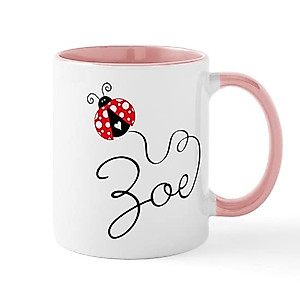 CafePress Ladybug Zoe Mug Ceramic Coffee Mug, Tea Cup 11 oz