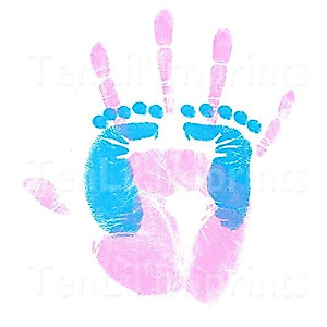 Daddy & Me Inkless Handprint and Footprint Kit