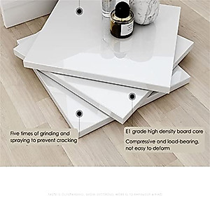 MJWDP Office Desk Computer Desk Swivel Angle Multifunctional Desk White Office Furniture