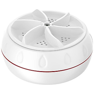 DOITOOL Mini Washing Machine Portable USB Washer Travel Clothes Washer Rechargeable Washing Machine for Business Trip College Rooms (30w)