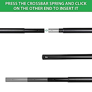 HPUSN Backdrop Stand - 10ft x 7ft Adjustable Photoshoot Backdrop - Photo Backdrop Stand for Parties - Backdrop Includes Travel Bag, Sand Bags, Clamps - Photo Video Studio