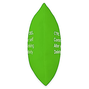 Mental health gifts,mental health awareness items. Ctrl alt del, Mental Health Awareness Funny Throw Pillow, 16x16, Multicolor