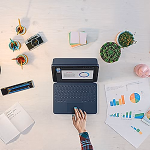 Logitech Rugged Combo 3 Touch iPad® Keyboard Case with Trackpad and Smart Connector for iPad (7th, 8th and 9th Generation) for Education - Classic Blue