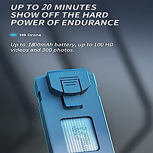 Drone with HD Dual Camera, Foldable Drone Remote Control Quadcopter Toys for Adult Kids, Intelligent Obstacle Avoidance UAV, Wifi Fpv, Altitude Hold One Key Start with Storage Bag