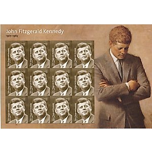 12 John Fitzgerald Kennedy JFK USPS 1 Ounce Forever Stamps First Class Postage (Sheet of 12 Stamps) (1 Pack)