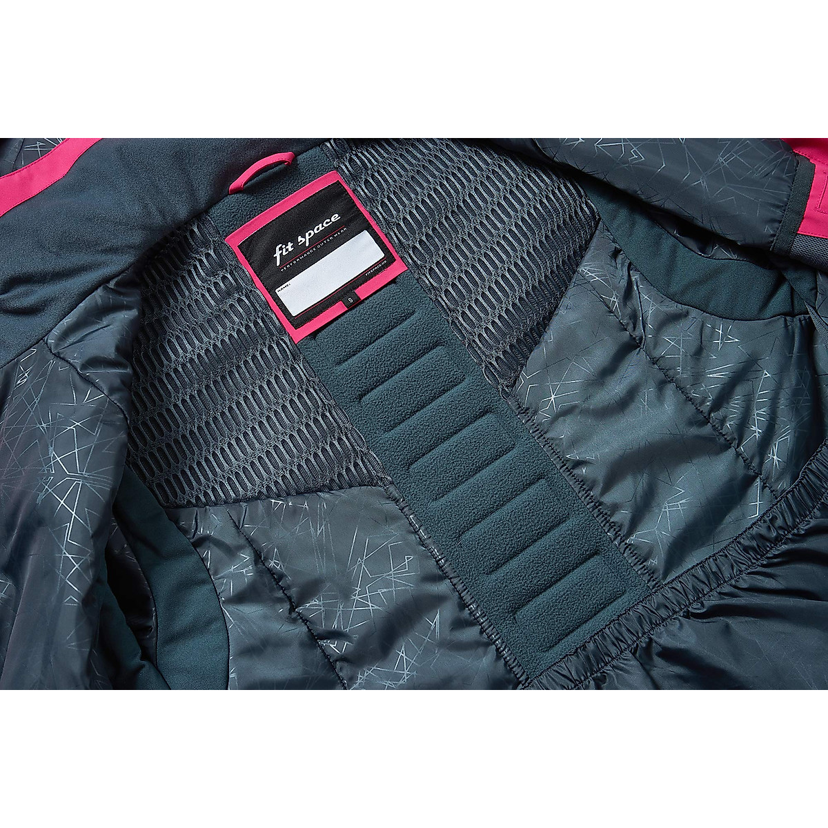 fit space Women's Winter Ski Coat Jacket Hooded Mountain Snowboarding Sports(Rose Pink,M)