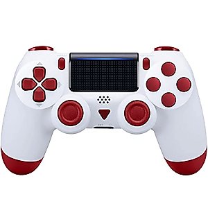 BUERTT Replacement Wireless Controller for PS4/Slim/Pro, with Upgraded Joystick/Dual Vibration/6-Axis Motion Sensor/Audio Function