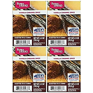 Better Homes and Gardens Vanilla Caramel Spice Wax Cubes - 4-Pack