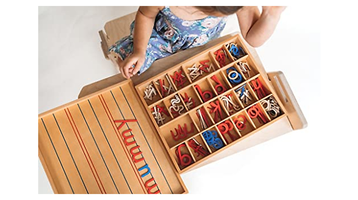 Movable Alphabet Montessori Wooden Letters for Learning