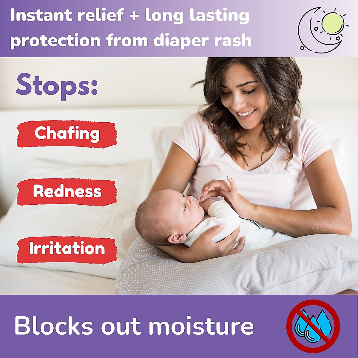 Doctor Butler’s Diaper Rash Cream – Maximum Strength Diaper Rash Cream for Baby Providing Fast Relief & Protects Sensitive Skin, Botanically-Derived Ingredients & Free of Irritants (3oz)