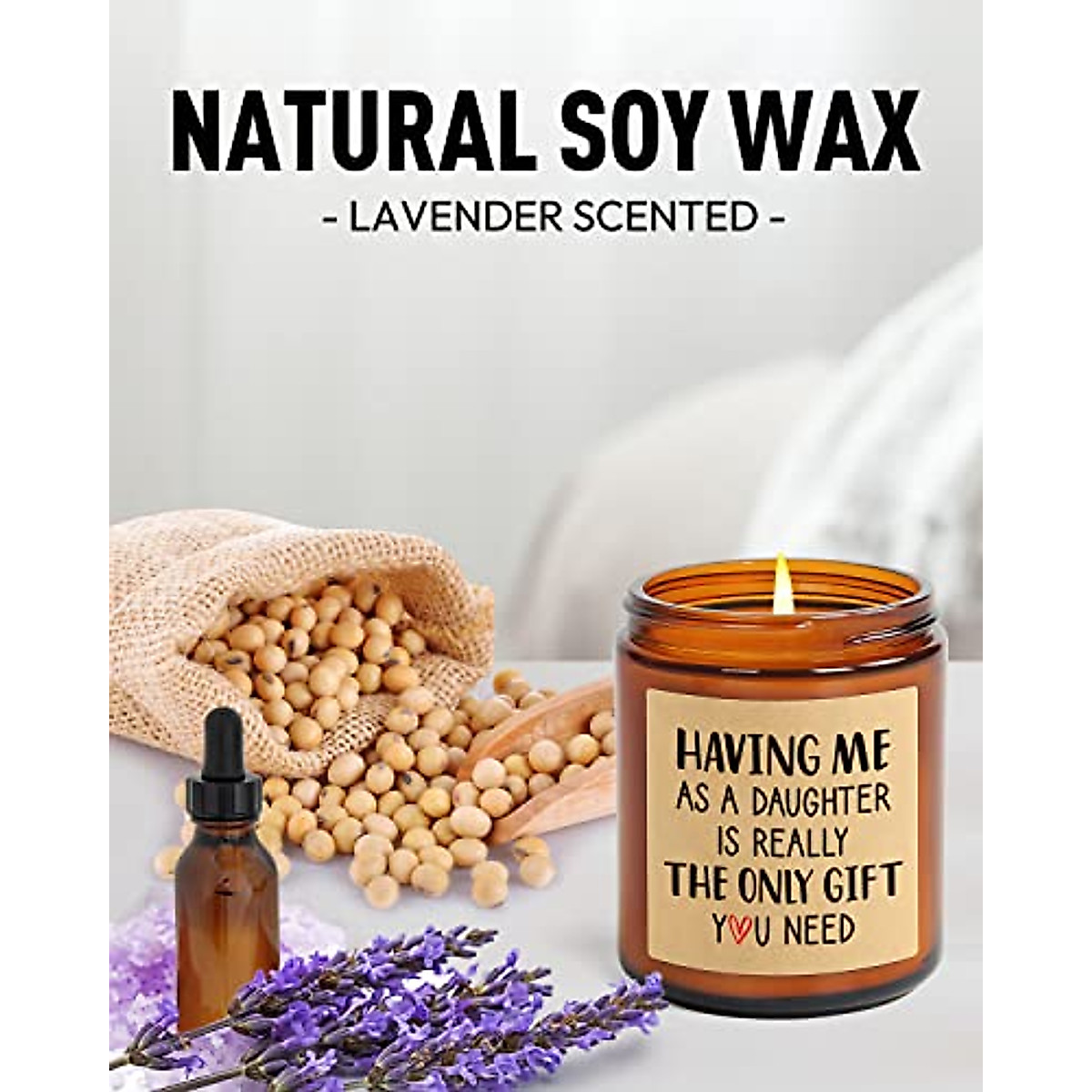 Gift for Mom from Daughter- Dad Gift, Birthday Gifts for Dad & Mom, Mother's Day, Father's Day, Christmas, Ideal Parents’ Gifts (Brown)