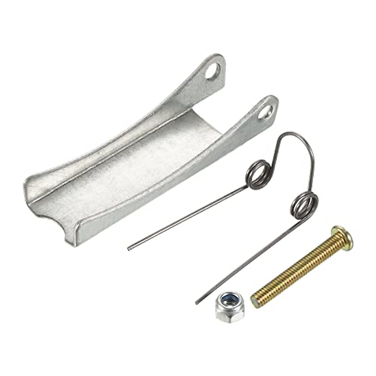 PATIKIL 2.5 Inch Replacement Hooks Latch, 2 Pack Metal Towing Receiver Hitch for Clevis Hook Trailer, Silver