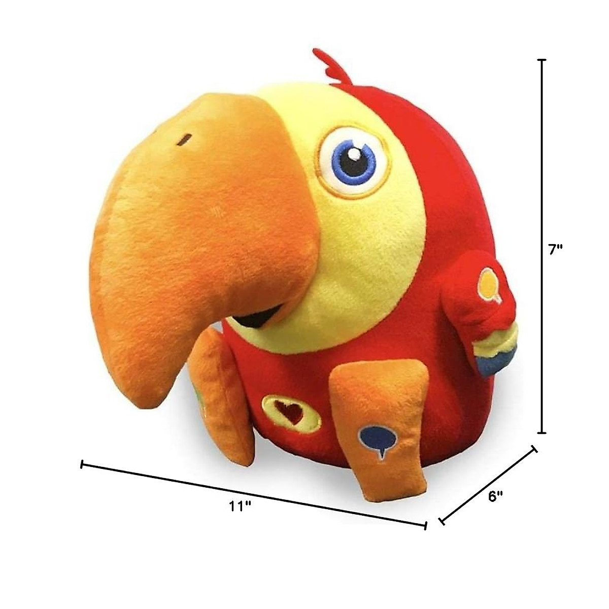 Vocabularry Interactive by babyfirst tv - Interactive Toy, Stuffed Animal Plush Toy, A for Baby's First Birthday or Baby Shower, Infant…