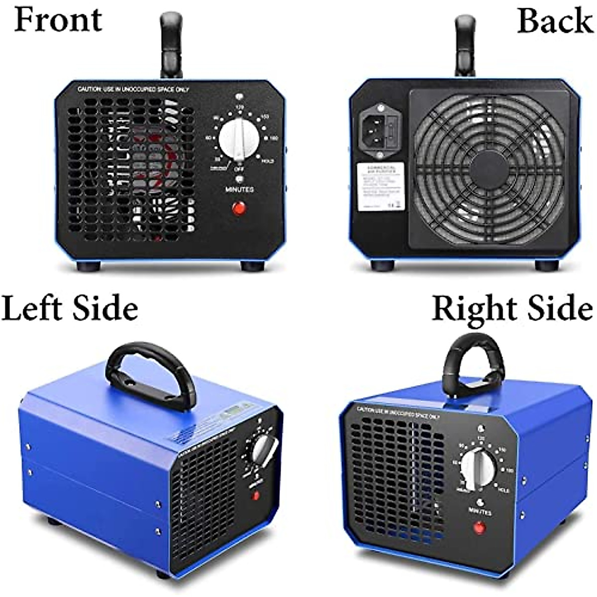 Ozone Generator 10,000 mg/h High Capacity Ozone Machine Suitable for Home, Pet and Car