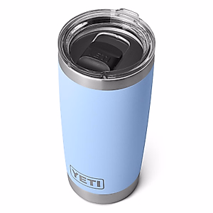 YETI Rambler 20 oz Tumbler, Stainless Steel, Vacuum Insulated with MagSlider Lid, Big Sky Blue
