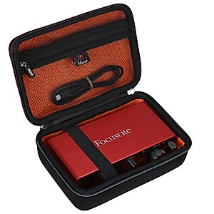 Mchoi Hard EVA Travel Case Compatible with Focusrite Scarlett 2i2 (3rd Gen) USB Audio Interface (New Version Case), Case Only