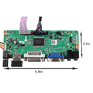 VSDISPLAY 17" 17.1" 17 17.1 inch 1920X1200 LCD Screen (One of LP171WU1 LP171WU2 LP171WU3 LTN170WU LTN170U1 LTN170U2 LTN170CT01 B170UW01 LTN170CT07) with HD-MI VGA DVI LCD Controller Board M.NT68676
