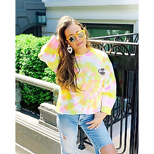 Statement Drop Earrings - Bohemian Beaded Big Heart Dangle Earrings Gift for Women