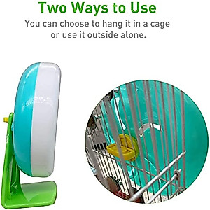 kekafu Silent Hamster Exercise Wheels Toy 7 inch Stand Silent Spinner-Quiet Hamster Wheel,Super-Silent Hamster Exercise Wheel, Silent Spinner Hamster Wheel for Hamsters,Gerbils,Mice,Small Pet