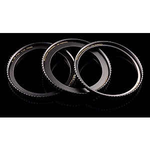 Breakthrough Photography 77mm to 82mm Step-Up Lens Adapter Ring for Filters, Made of CNC Machined Brass with Matte Black Electroplated Finish