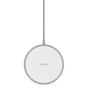 mophie Wireless Charge Pad - Apple Optimized - 7.5W Qi Wireless Technology for Apple Airpods, iPhone 11, 11 Pro, 11 Pro Max, XR, XS Max, X/XS, 8 and 8 Plus - Polished White