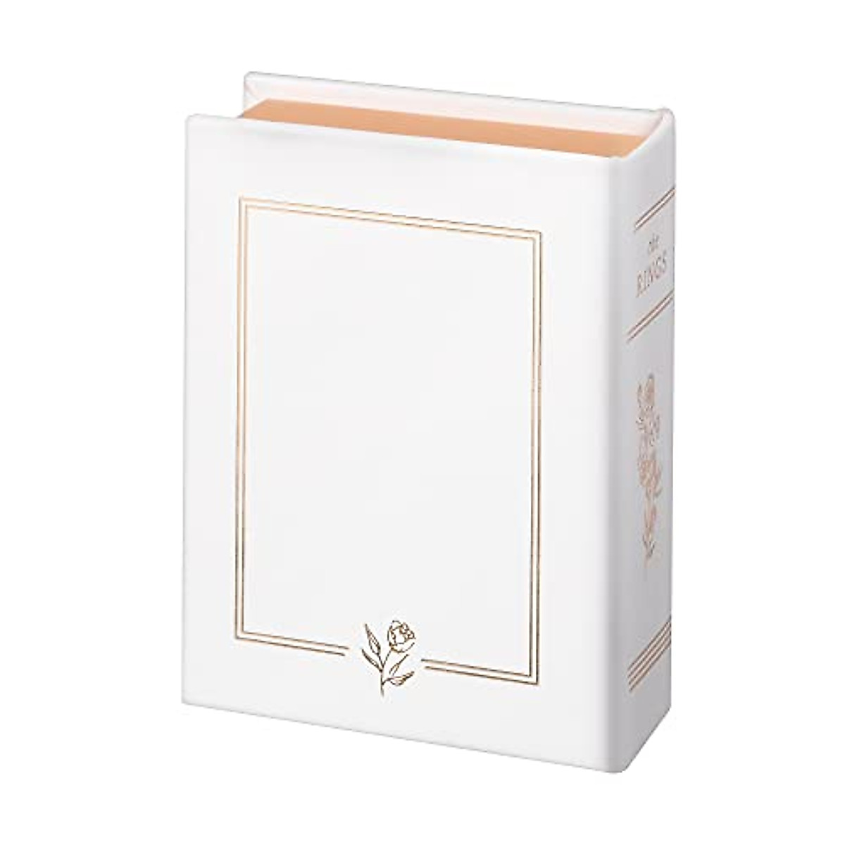 Lillian Rose Wedding Ring Book Box, One Size, White