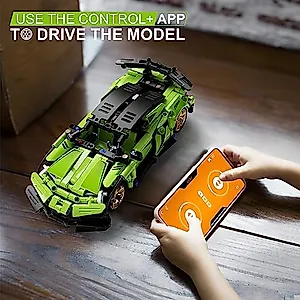 Remote & APP Controlled Robot/Car STEM Building Kit for Kids, 2in1 STEM Building Toys, 461 Pcs Educational Building Blocks for Kids Science Learning, Remote Control Car Toy Set for Boys Girls (Green)