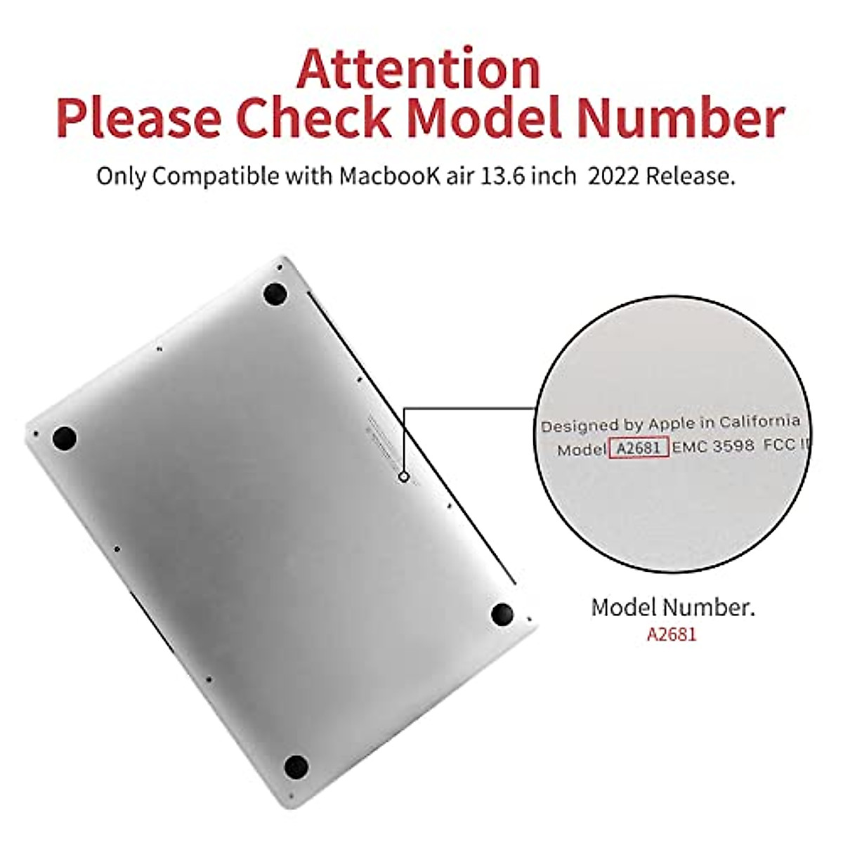 DULINEDO Compatible with MacBook Air 13.6 Inch Case 2022 Release (Model: A2681 M2) Premium PU Leather & Hard Shell Laptop Case (Black)