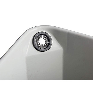 Happiness Decoration Plastic Triangle Garbage Can Without Lid Home Office Bathroom Trash Can Waste Paper Basket Wastebasket for Narrow Spaces Recycling Bins (White) …