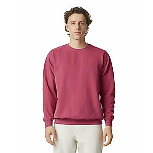 Comfort Colors Adult Crewneck Sweatshirt, Style G1566, Crimson, X-Large