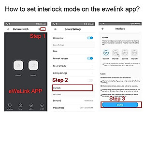 MHCOZY 2CH WiFi RF Wireless Switch Relay,Inching Self-Locking Interlock Mode,Ewelink App Remote for Access Control Smart Garage Door,Compatible with Alexa Goolge Home (5-32V)