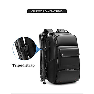 Men travel Professional camera backpack With tripod bracket, Detachable into a Anti-theft travel 17 inch Laptop Backpack, 40L outdoors business backpack,Applicable to digital SLR camera