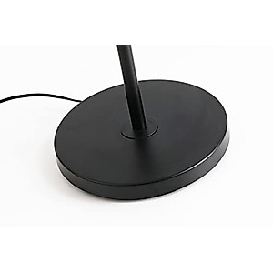 VidaLite Nakuv - Modern Bohemian Floor Lamp with 2 Tier PVC Rattan Shade and Velvet Stiched Rim for Foyer, Kitchen Living Room, Bedroom, Beige