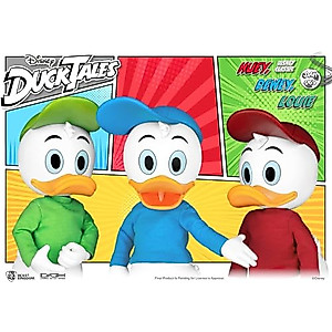 Beast Kingdom DuckTales: Huey, Dewey and Louie DAH-069 Dynamic 8ction Action Figure Set, Multicolor