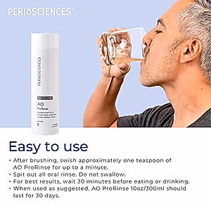 PerioSciences AO ProRinse White Care Whitening Mouthwash with Antioxidants 300ml