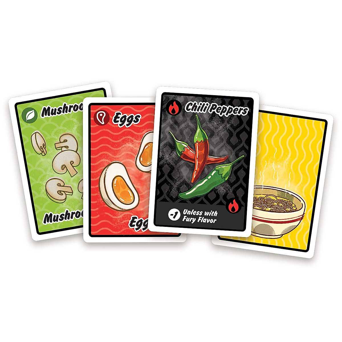 Mixlore Ramen Fury Card Game | Take-Out Themed Strategy Game | Fun Family Game for Adults and Kids | Ages 8+ | 2-5 Players | Average Playtime 30 Minutes | Made